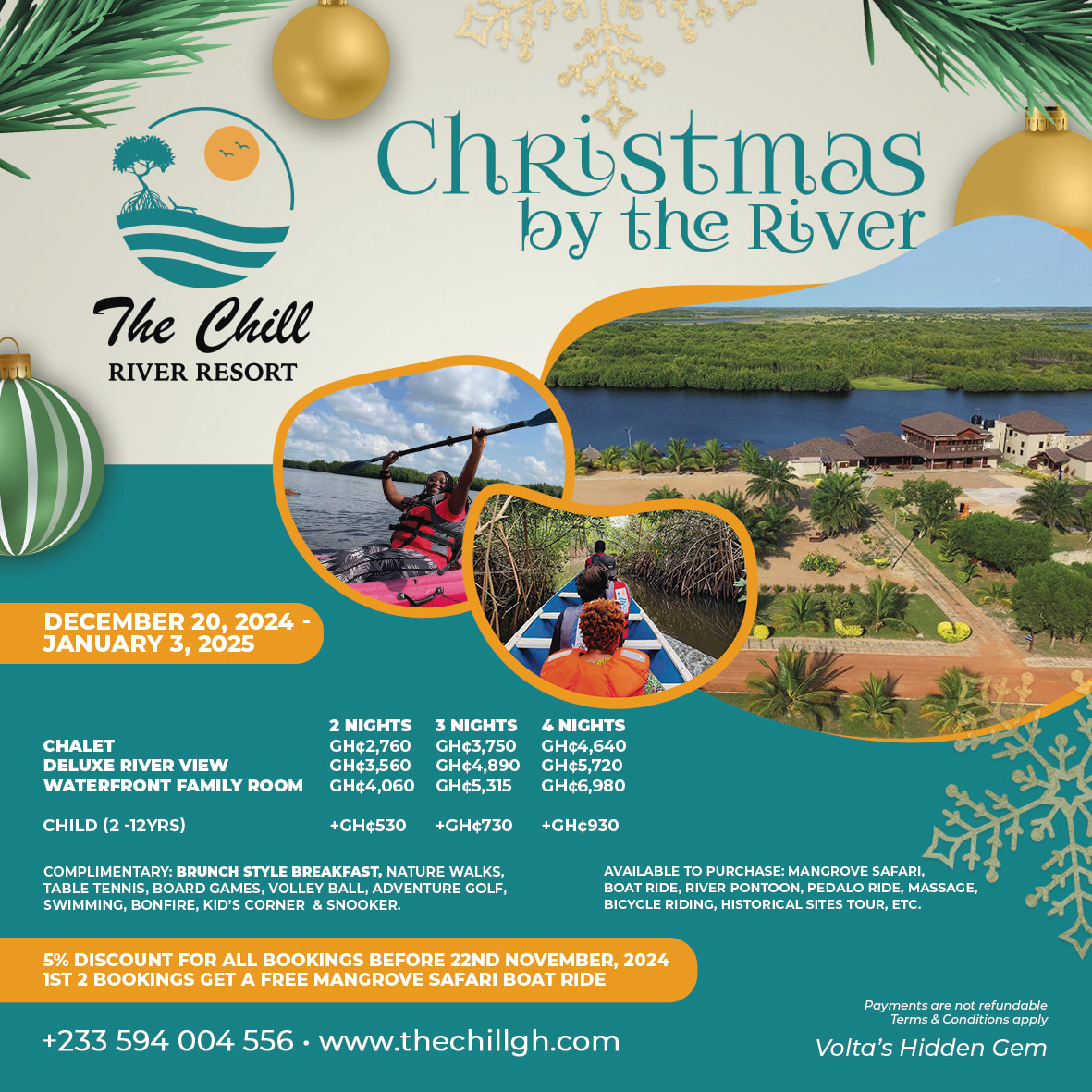 Promos and Packages – Chill River Resort