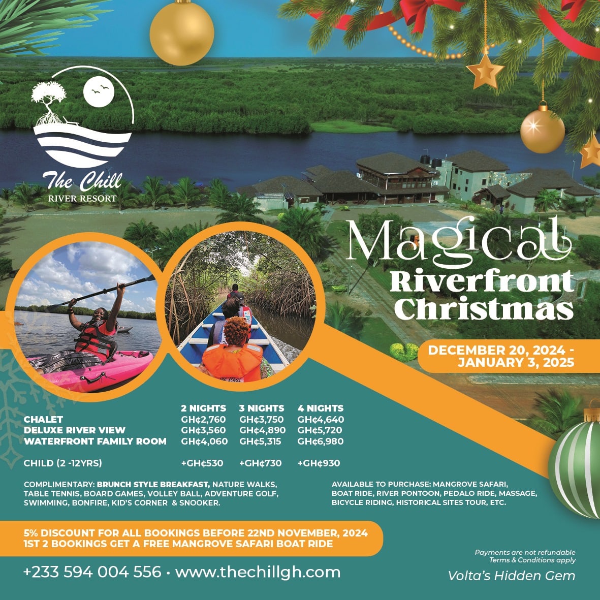 Promos and Packages – Chill River Resort